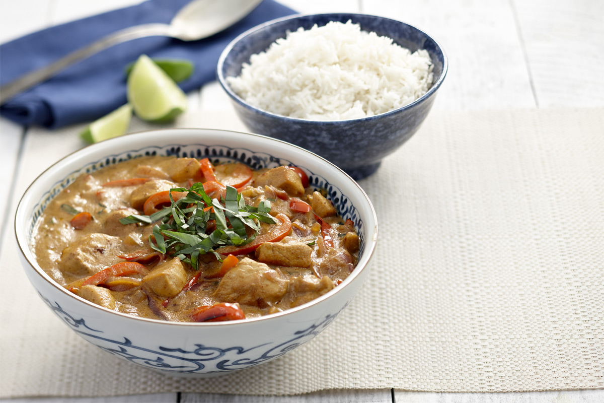 Poulet thaï au cari rouge - Osez les saveurs
